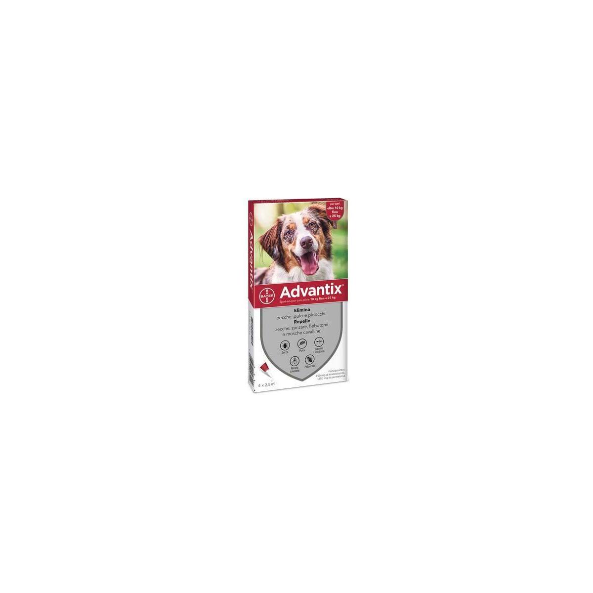 BAYER - Antiparassitario advantix cani bayer - Kg 10/25 cf=pz 4 1191222