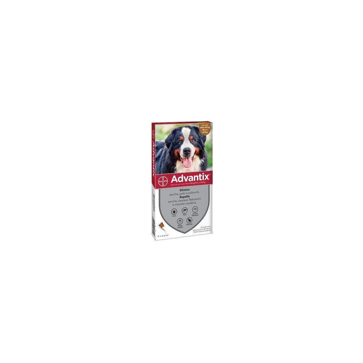 BAYER - Antiparassitario advantix cani bayer - Kg 40+ cf=pz 4 1191224
